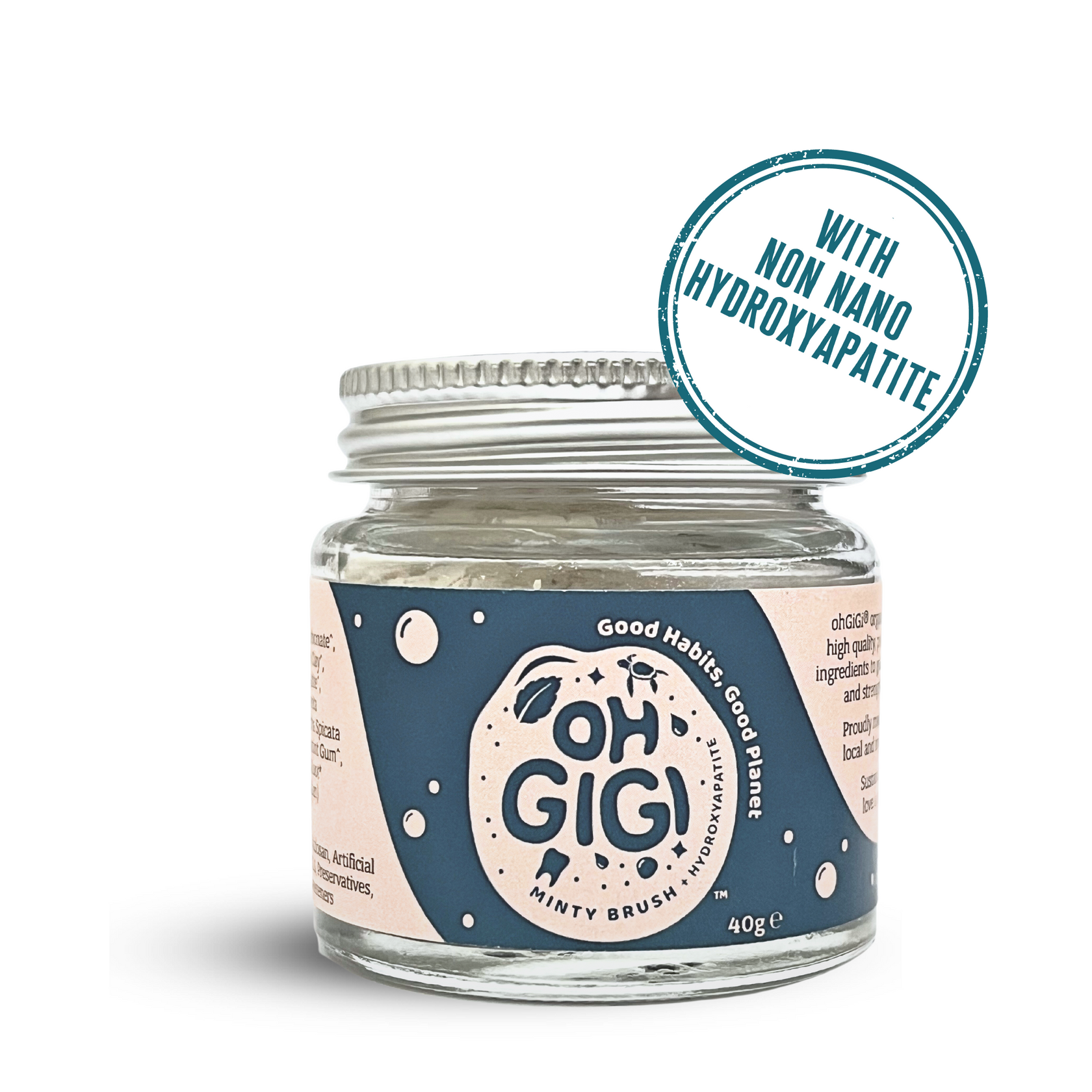 Hydroxyapatite Tooth Powder 'Minty Brush' – ohGiGi